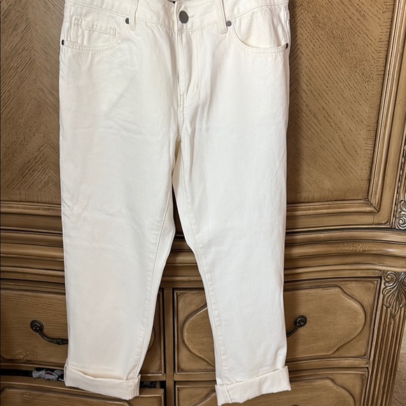 CAbi | Jeans | Cabi Womens Creamy White Boyfriend Jeans | Poshmark